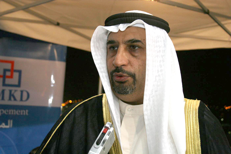 Kuwaiti Ambassador to Morocco Salah Mohammad Al-Beijan speaking to the ...