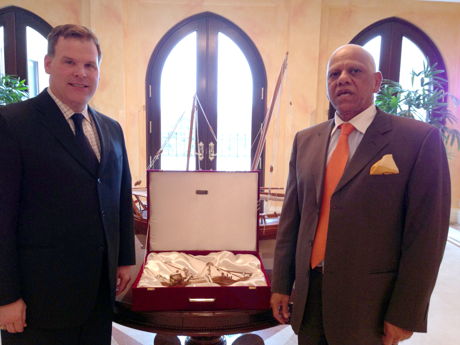 Kuwaiti Ambassador to Canada Ali Hussein Al-Sammak During receiving ...