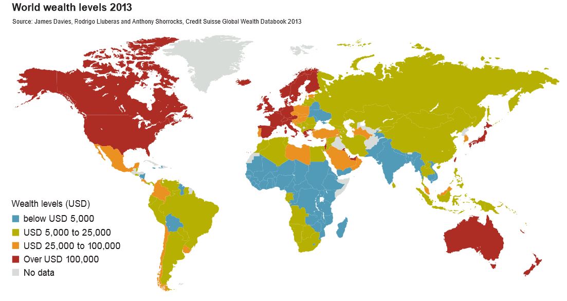 KUNA : Global household wealth increases 4.9 per cent to USD 241 trln