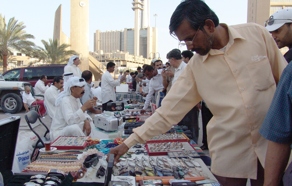 "Souk Al-Magasis" an old bazaar in heart of Kuwait capital