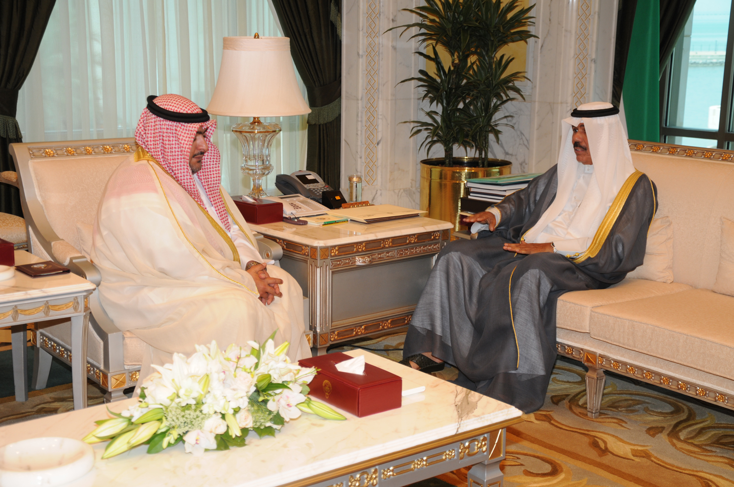 KUNA : His Highness the Crown Prince receives Sheikh Thamer Al-Ali