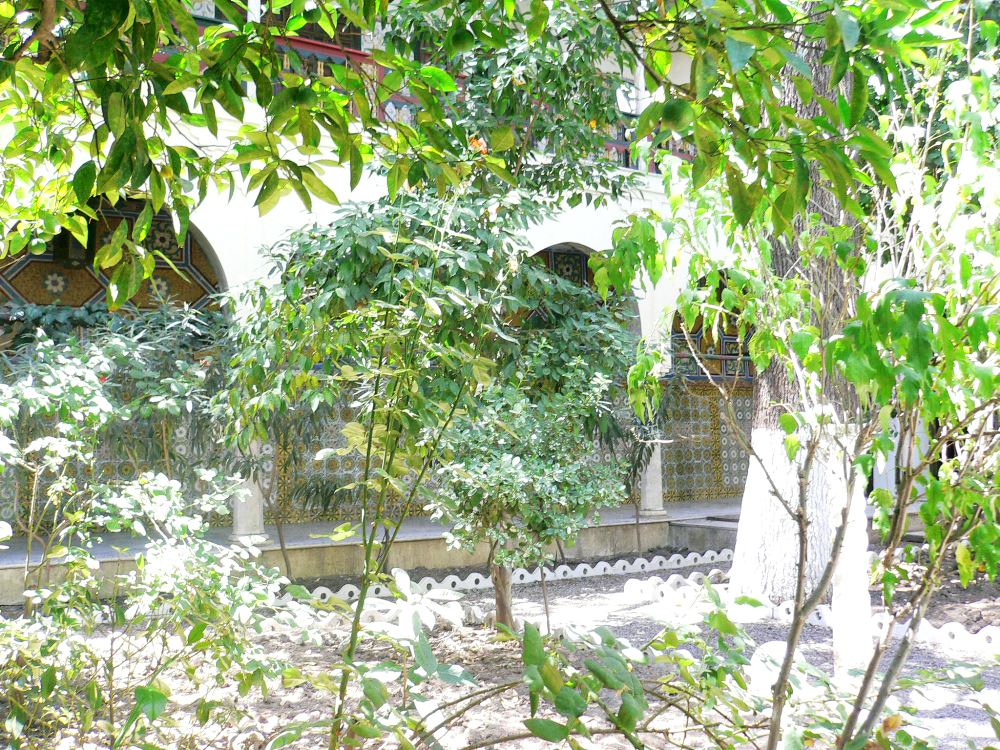 The corridors of the Palace of Ahmed Bey in Constantine, Algeria