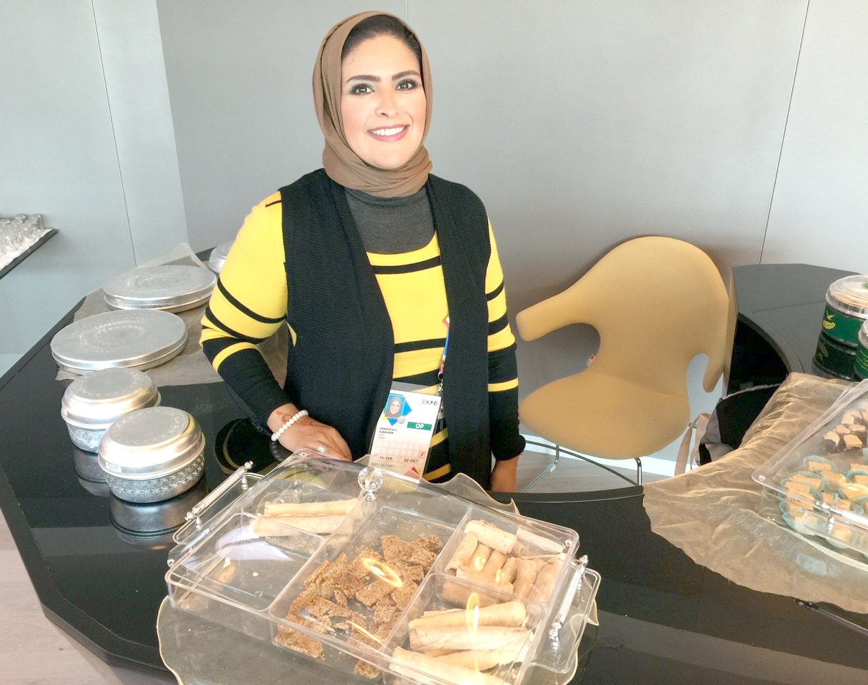 famous Kuwaiti chef Hanouf Al-Balhan