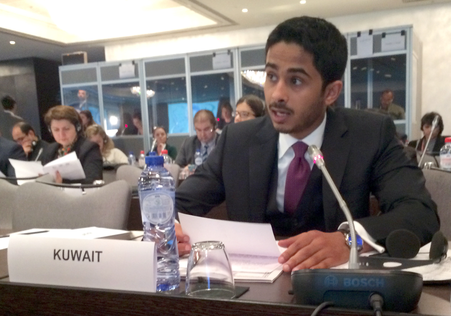 Fahad al-Fadhli , third secretary at the embassy in Brussels