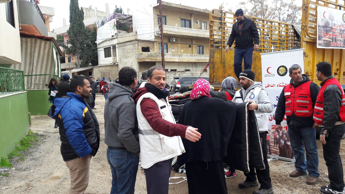 KUNA : Kuwait Red Crescent vows to aid refugees despite snowy weather ...