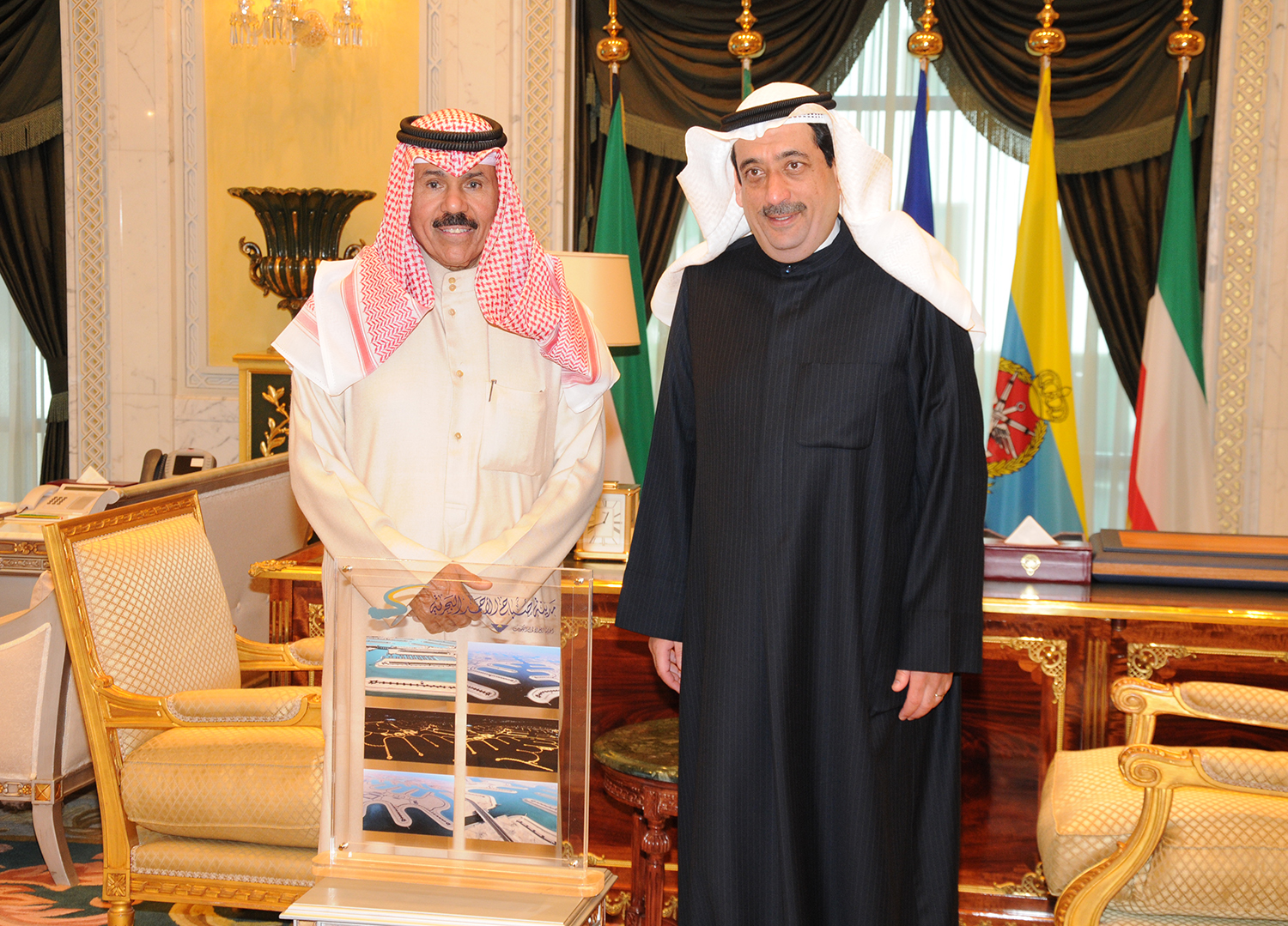 KUNA : His Highness Crown Prince receives Fawaz Al-Marzouq