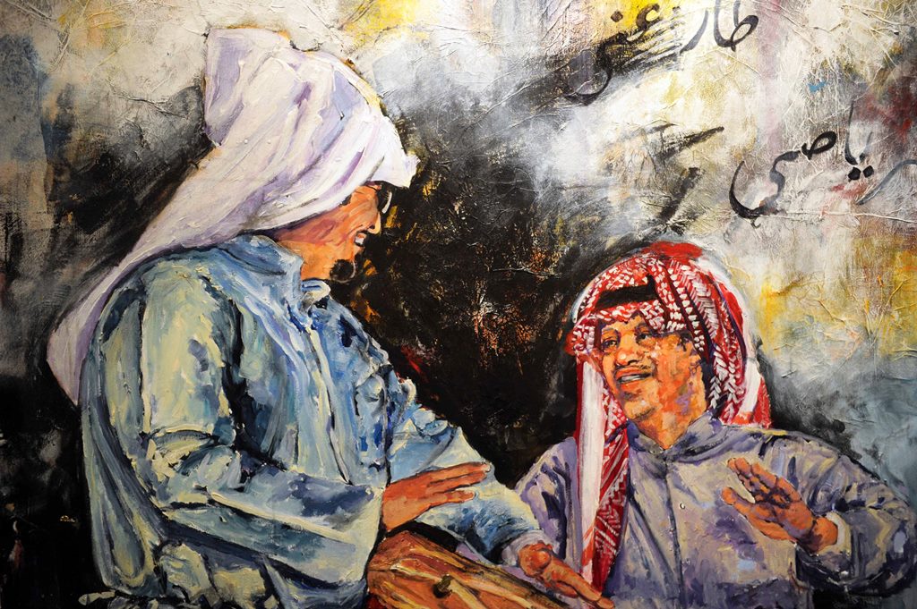 Hali is a joint exhibition by Kuwaiti and Bahraini artists, Mai Al-Saad ...