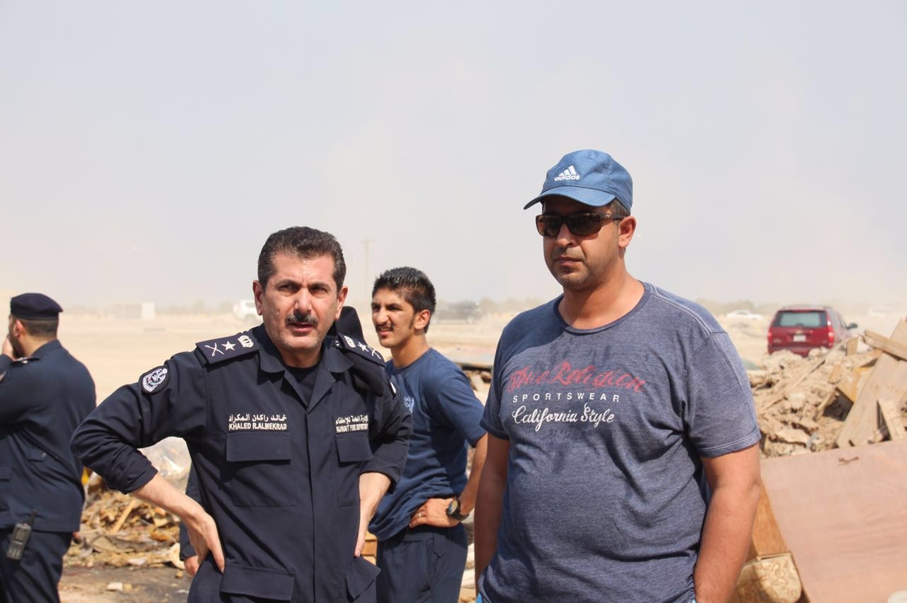 KUNA : Firemen extinguish fire in Kuwait's Al-Shuaiba district