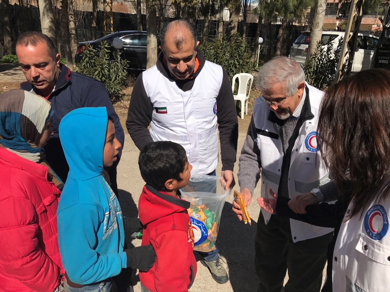 KUNA : Kuwait Red Crescent delivers aid supplies to Syrian refugees