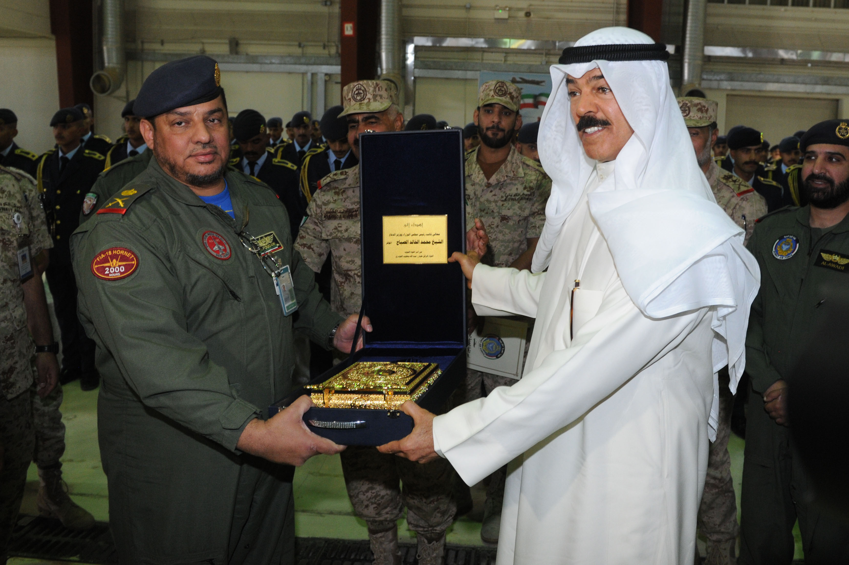 Deputy Prime Minister and Minister of Defense Sheikh Mohammad Al-Khaled ...