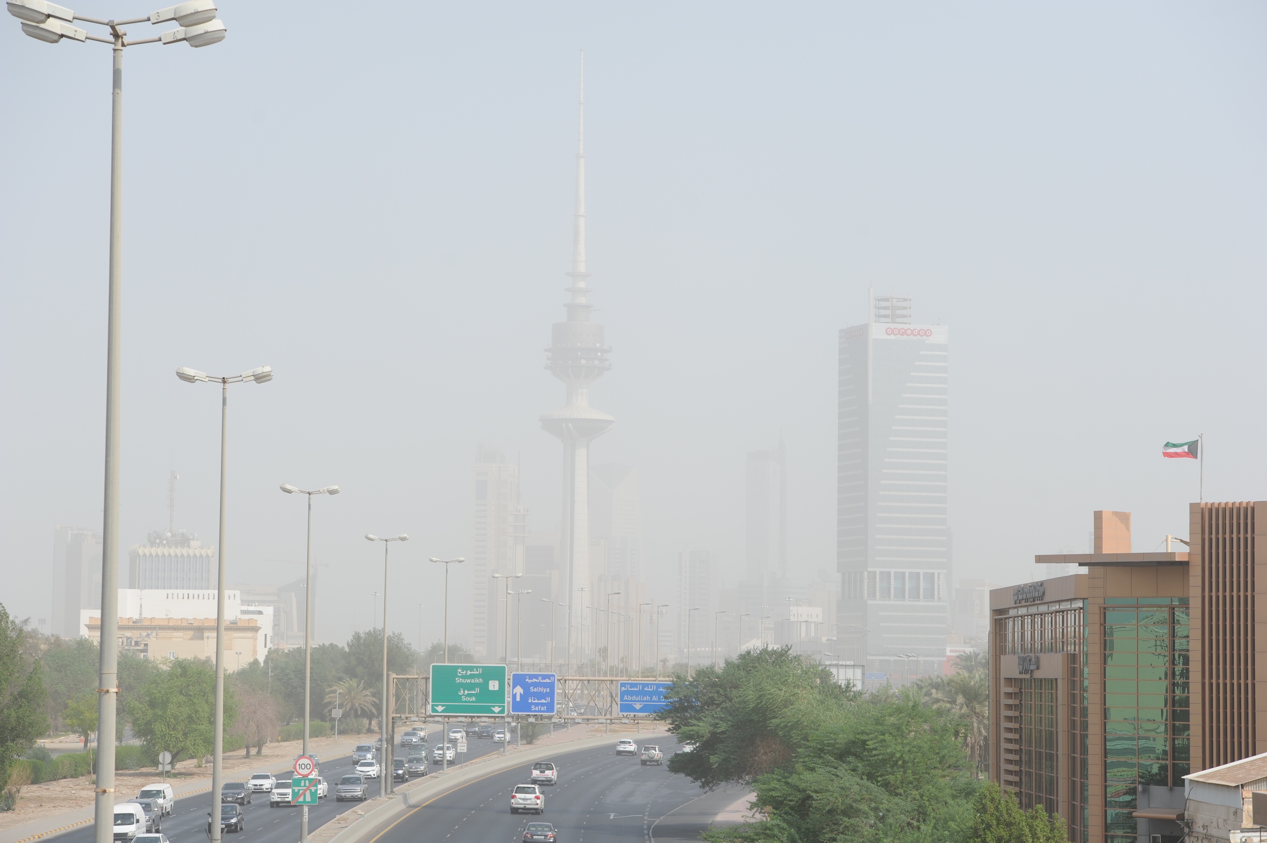 KUNA : Sudden sandstorm hits Kuwait, visibility very low ...