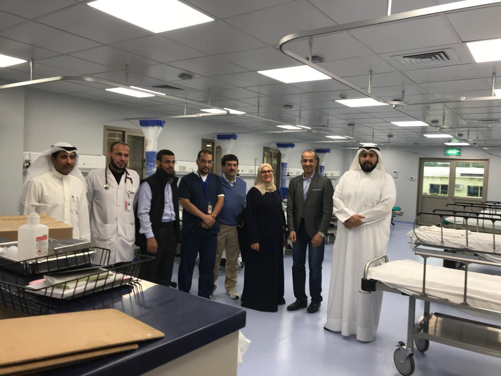 كونا : Kuwait's Hlt. Min. inspects readiness of hospitals