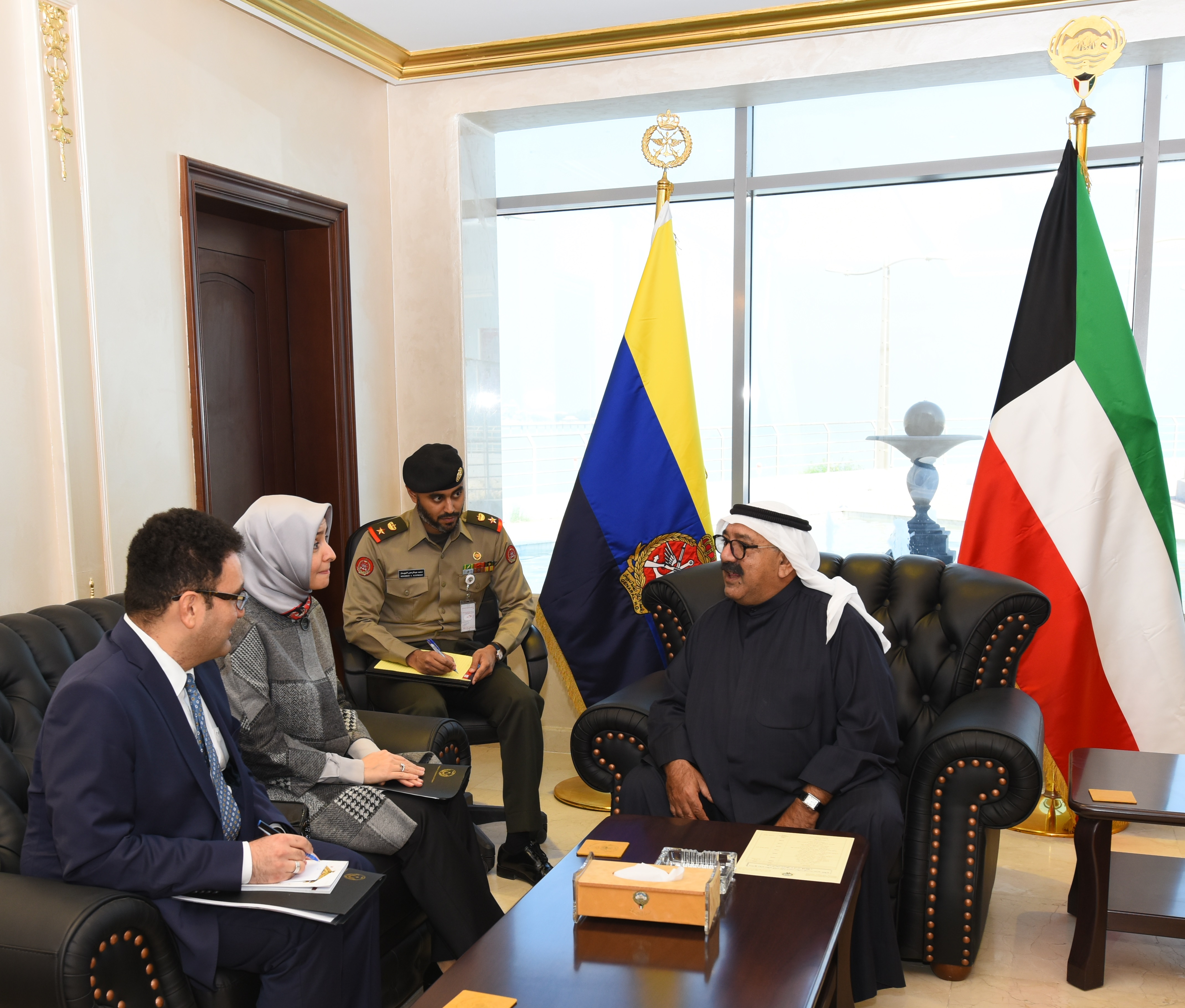 First Deputy Prime Minister and Minister of Defense Sheikh Nasser Sabah ...