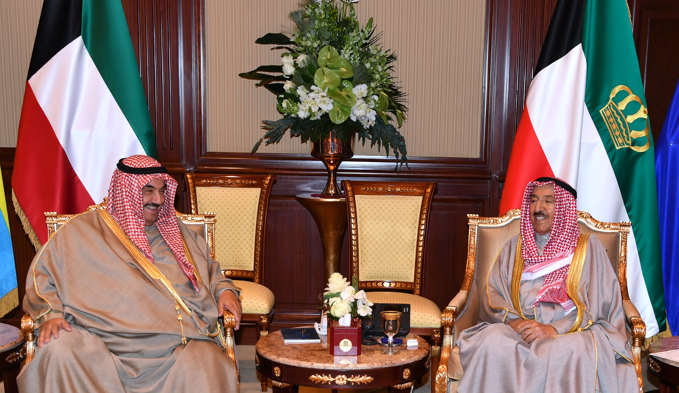 KUNA : His Highness Amir receives envoys' credentials, Sheikh Nasser ...