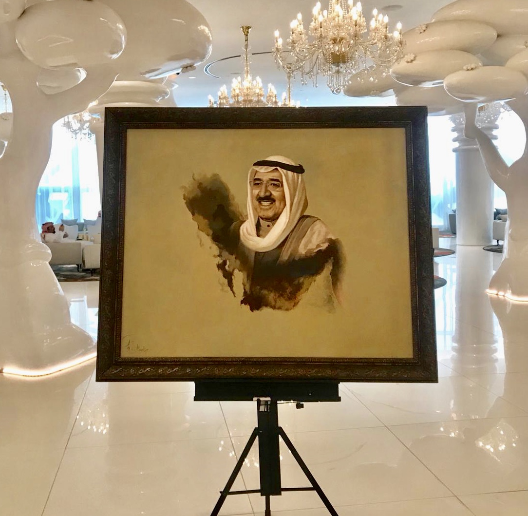 كونا : Painting for His Highness Amir attracts visitors of Qatari art ...
