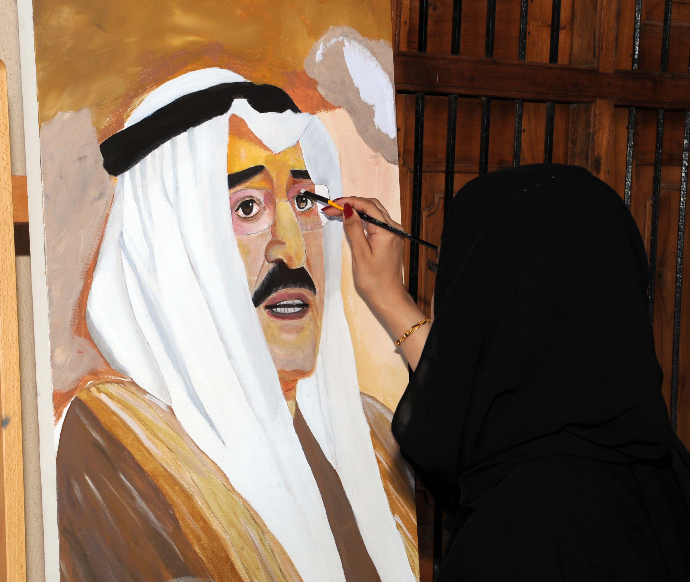 كونا : Kuwaiti, GCC painters express love for Kuwait in creative works ...