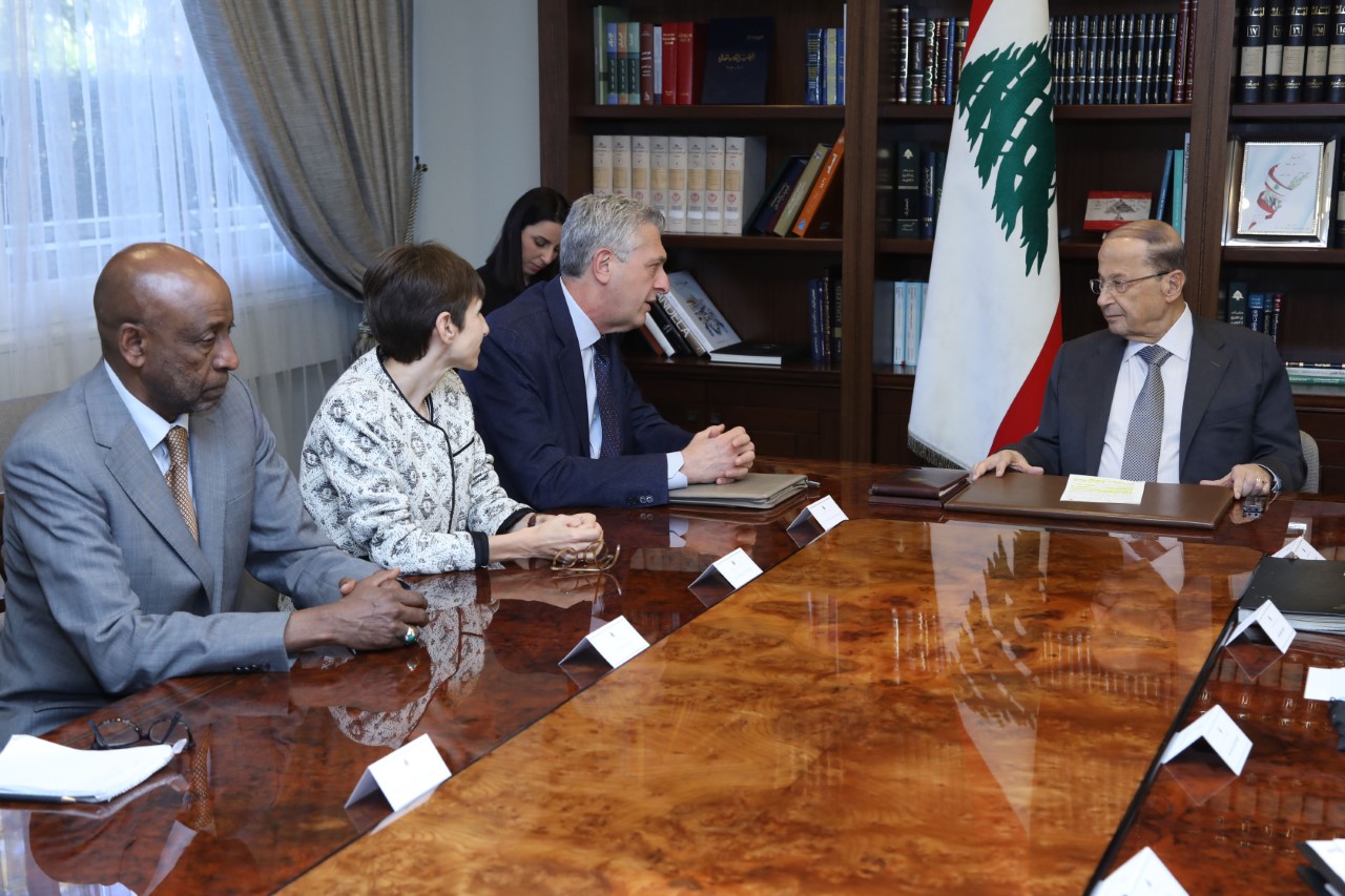 كونا : Lebanese Pres. calls on UNHCR to facilitate Syrian refugees return