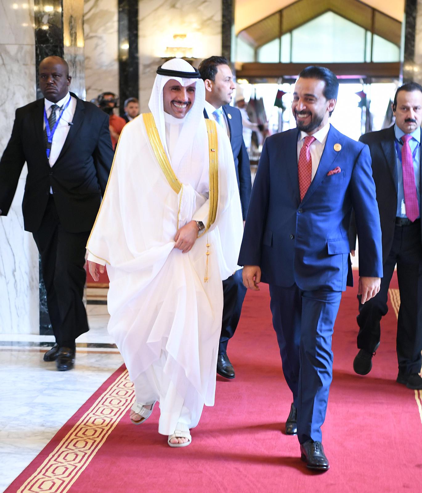 KUNA : Speaker Al-Ghanim arrives in Baghdad