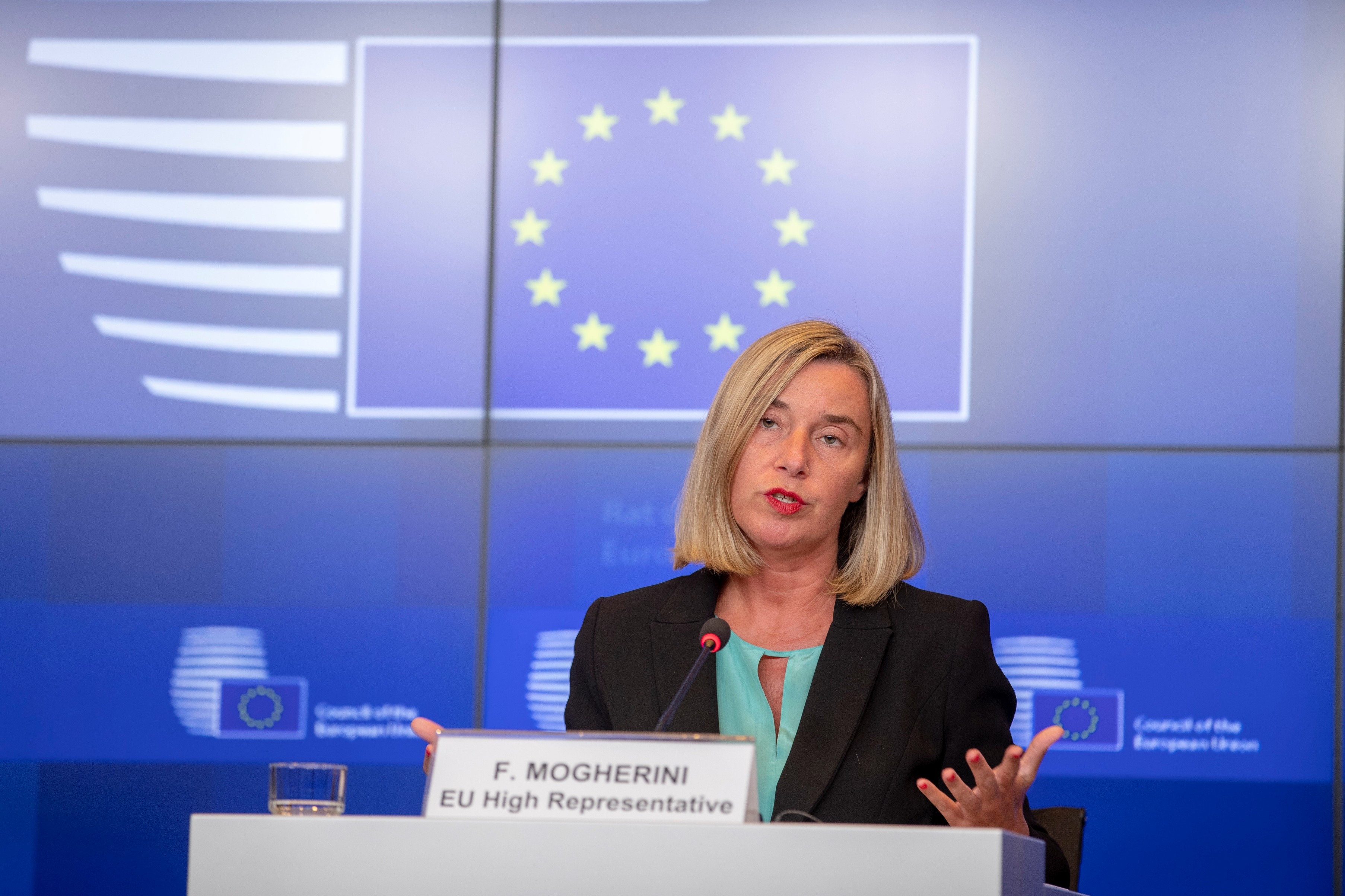 كونا : Mogherini fears Iran nuclear deal might collapse
