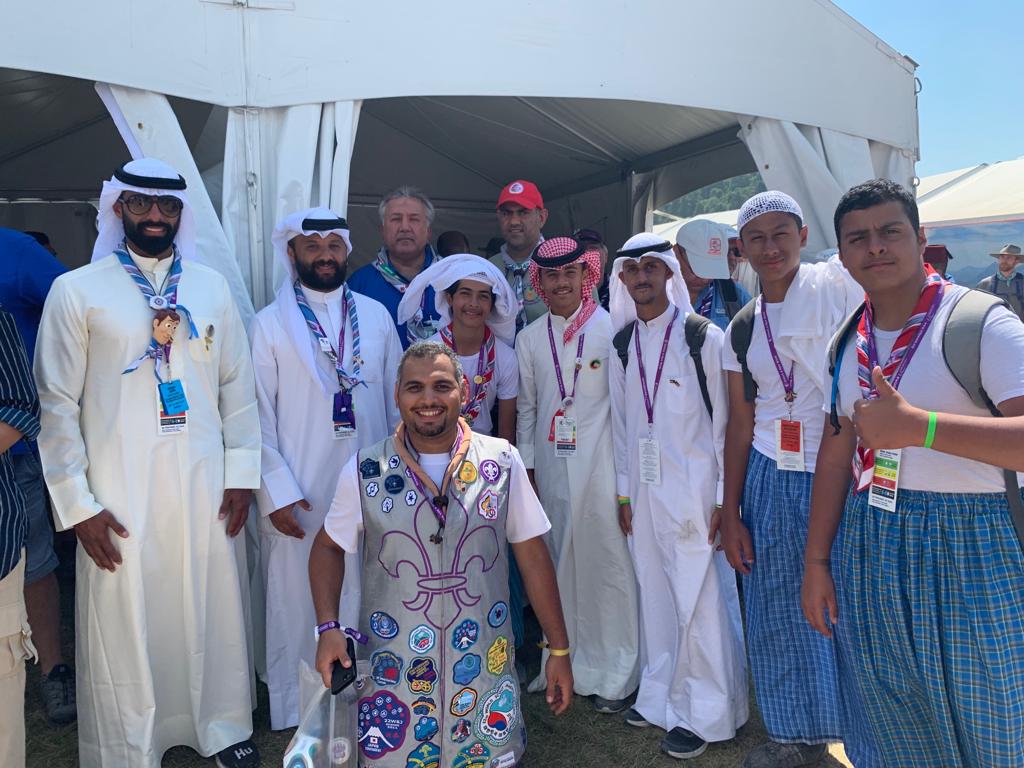 كونا : Kuwait scout team displays folk arts at 24th World Scout Jamboree