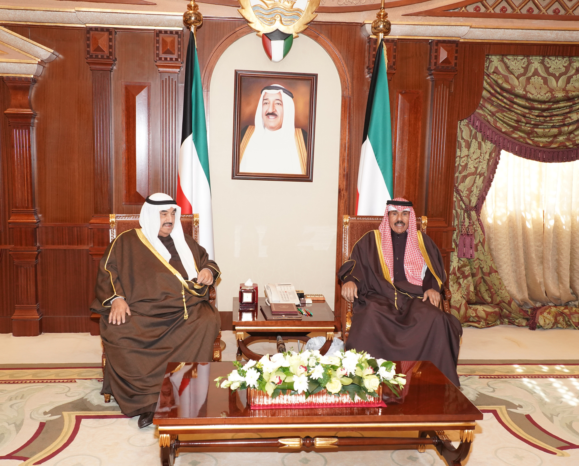 كونا : Kuwaiti Crown Prince receives His Highness Sheikh Nasser Al-Mohammad