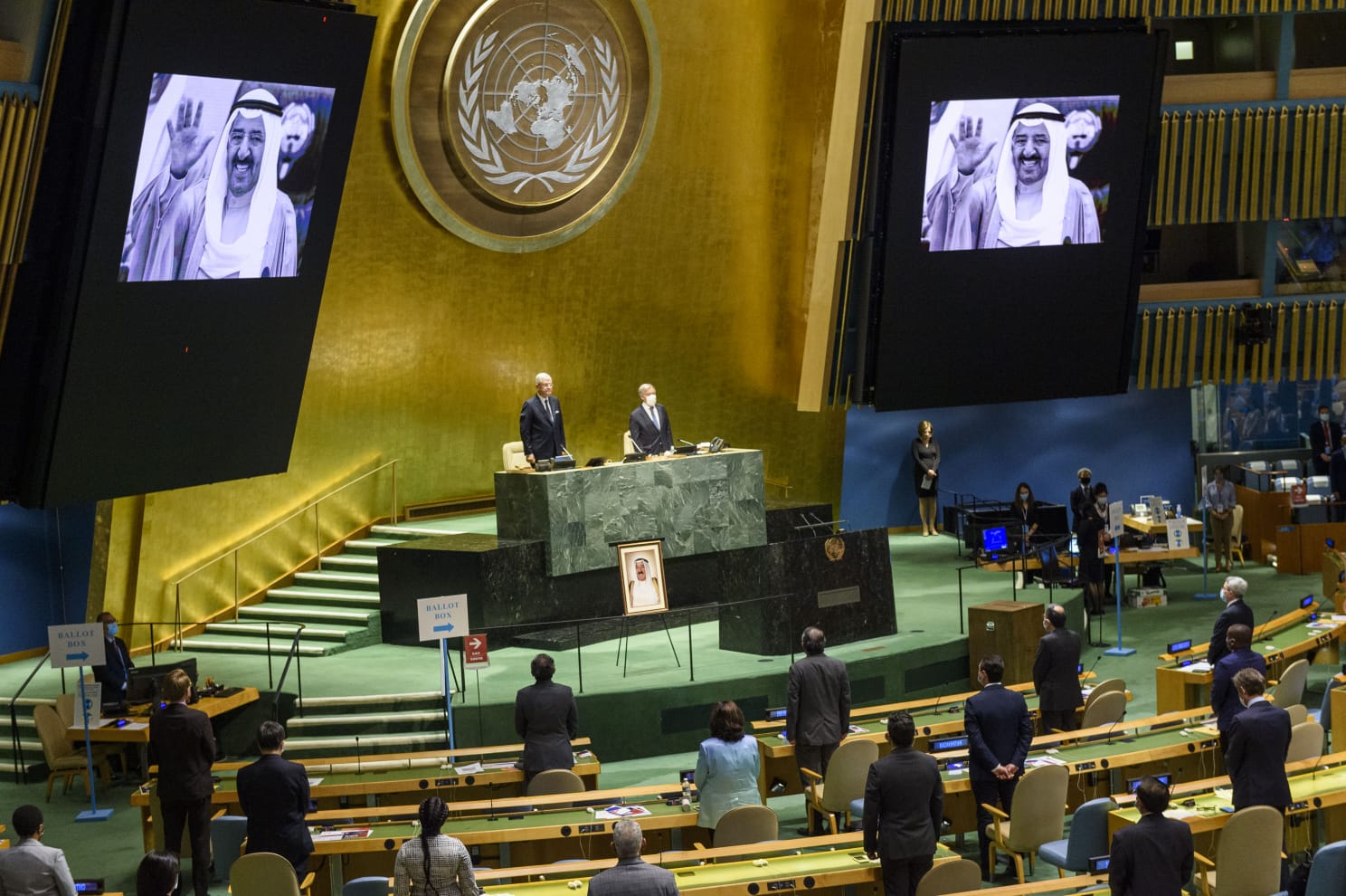 KUNA : Nations at UN hold special session to mourn loss of late Amir of ...