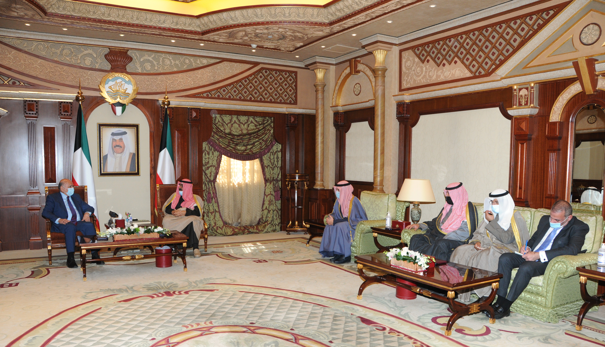 كونا : Kuwait Crown Prince receives Iraqi FM