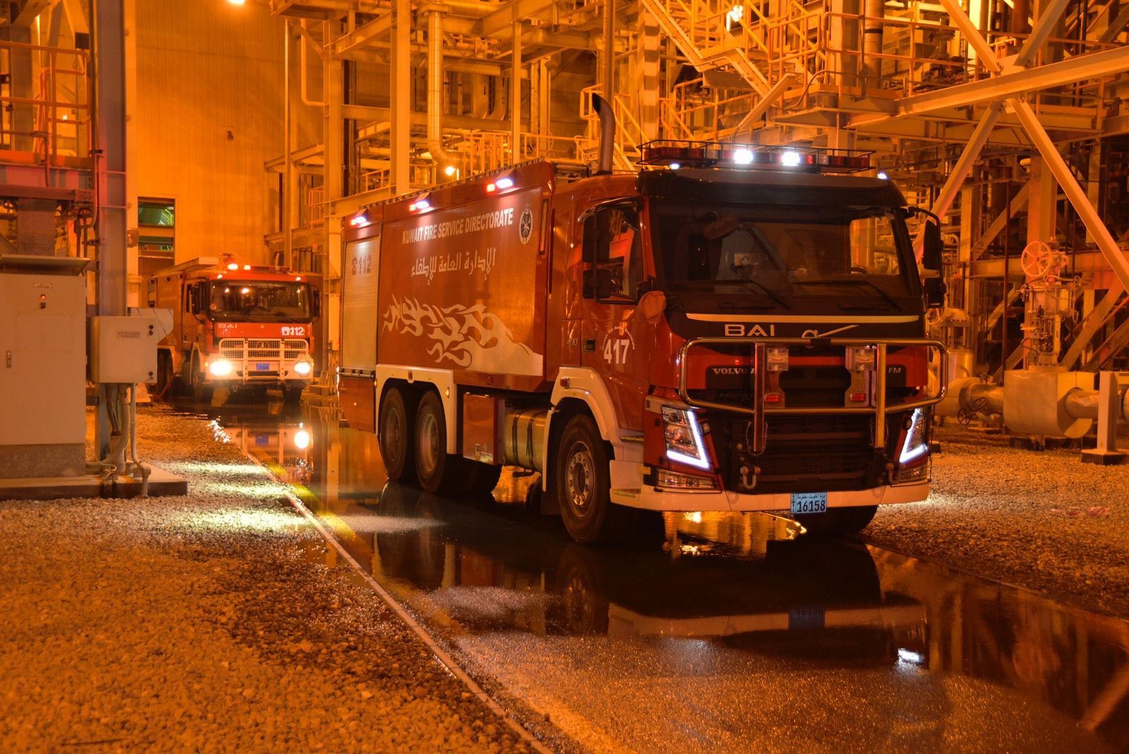 كونا : KFSD put out small fire in N. Al-Zour power station