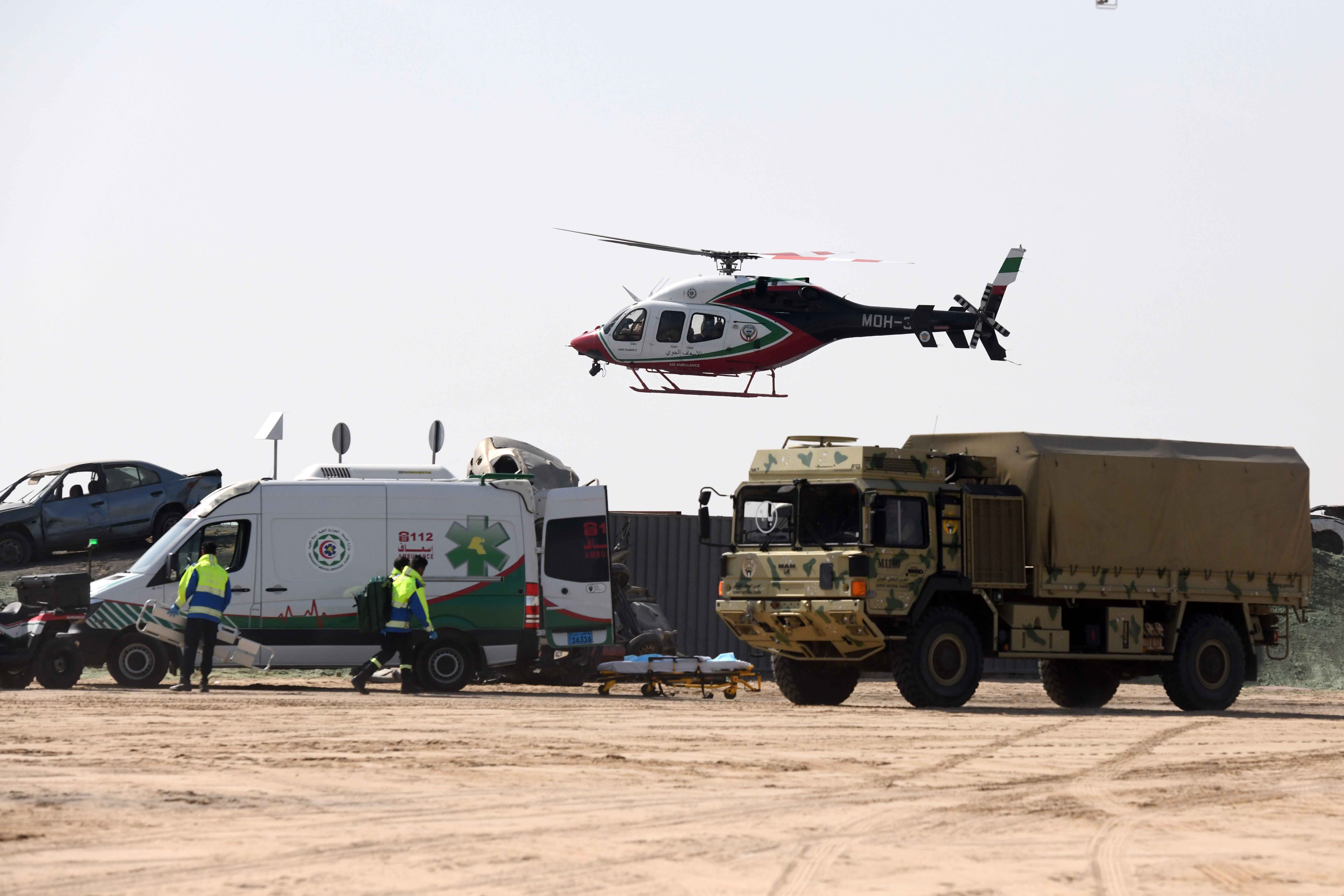 KUNA : Kuwait fire department executes drill on catastrophes ...