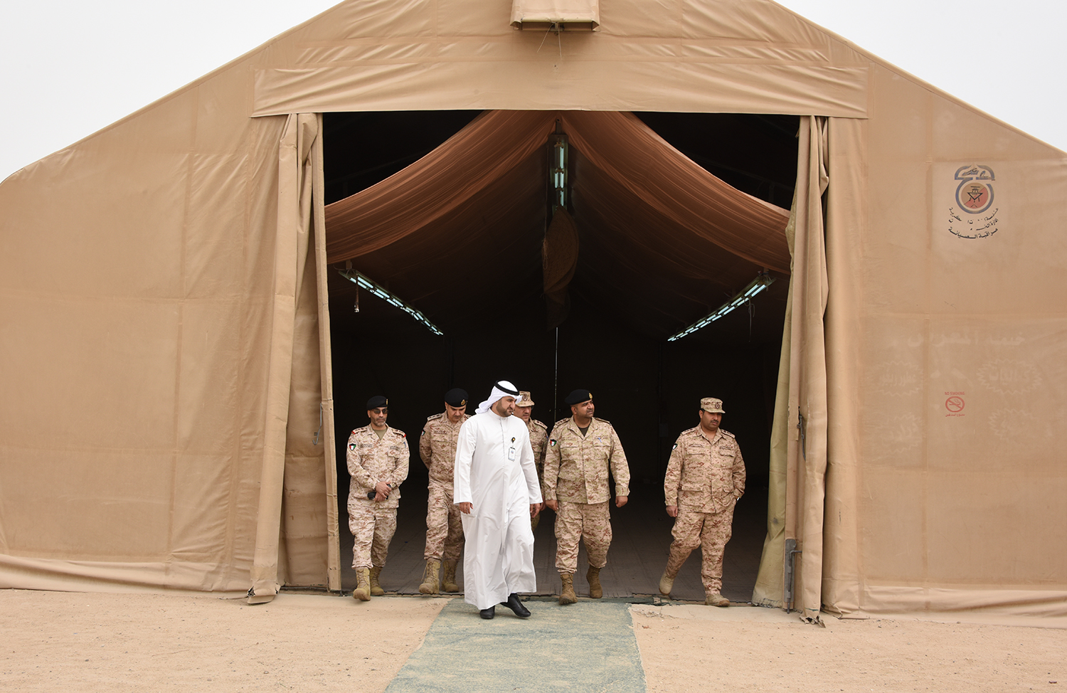كونا : Kuwait's MoD transforms army camp into field hospital for ...