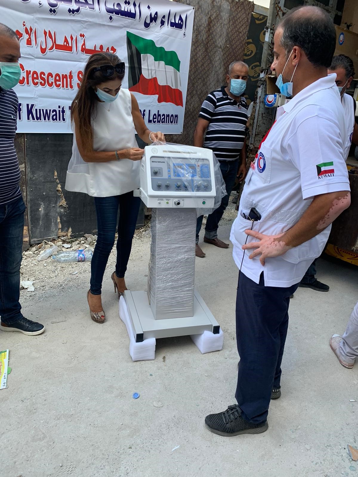 كونا : KRCS chief applauds "generous" Kuwaiti donations for Lebanon