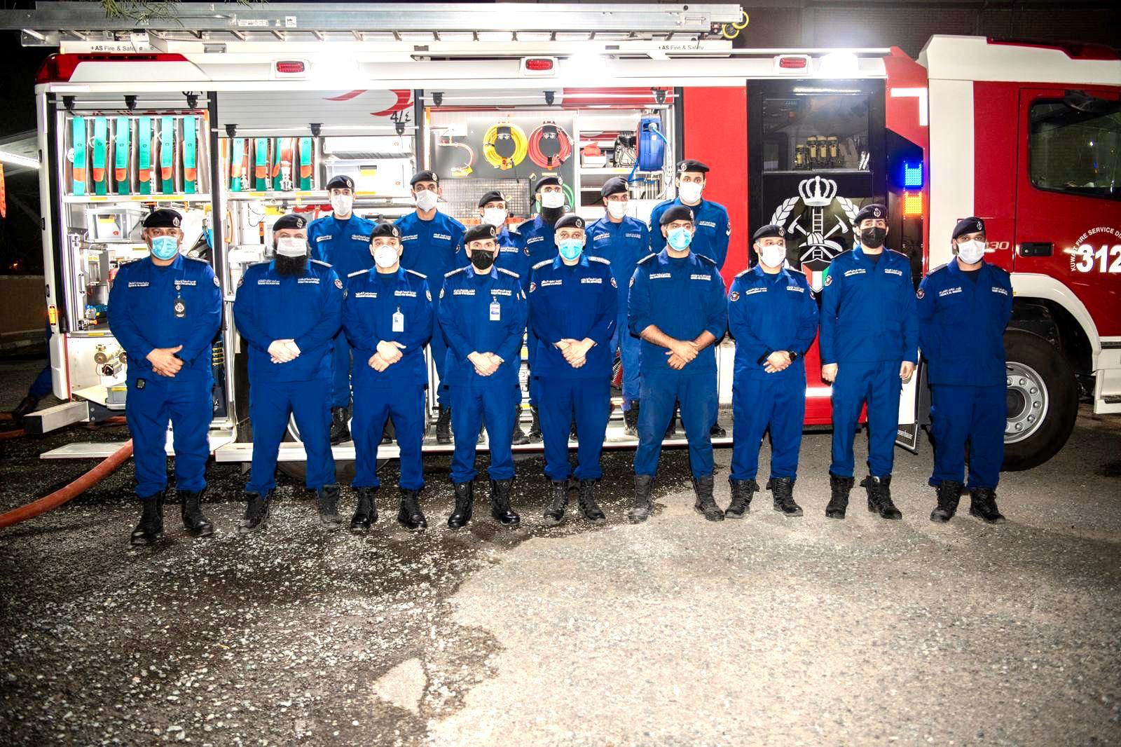 KUNA : KFSD inaugurates fire fighting, rescue vehicles in several stns