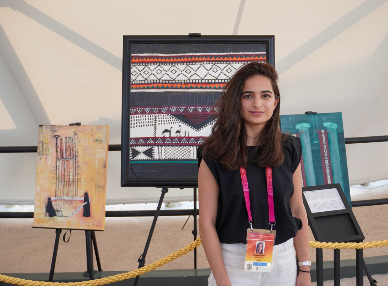 KUNA : Kuwaiti Sadu Craft Society in Expo Dubai 2020 - General - 19/10/2021