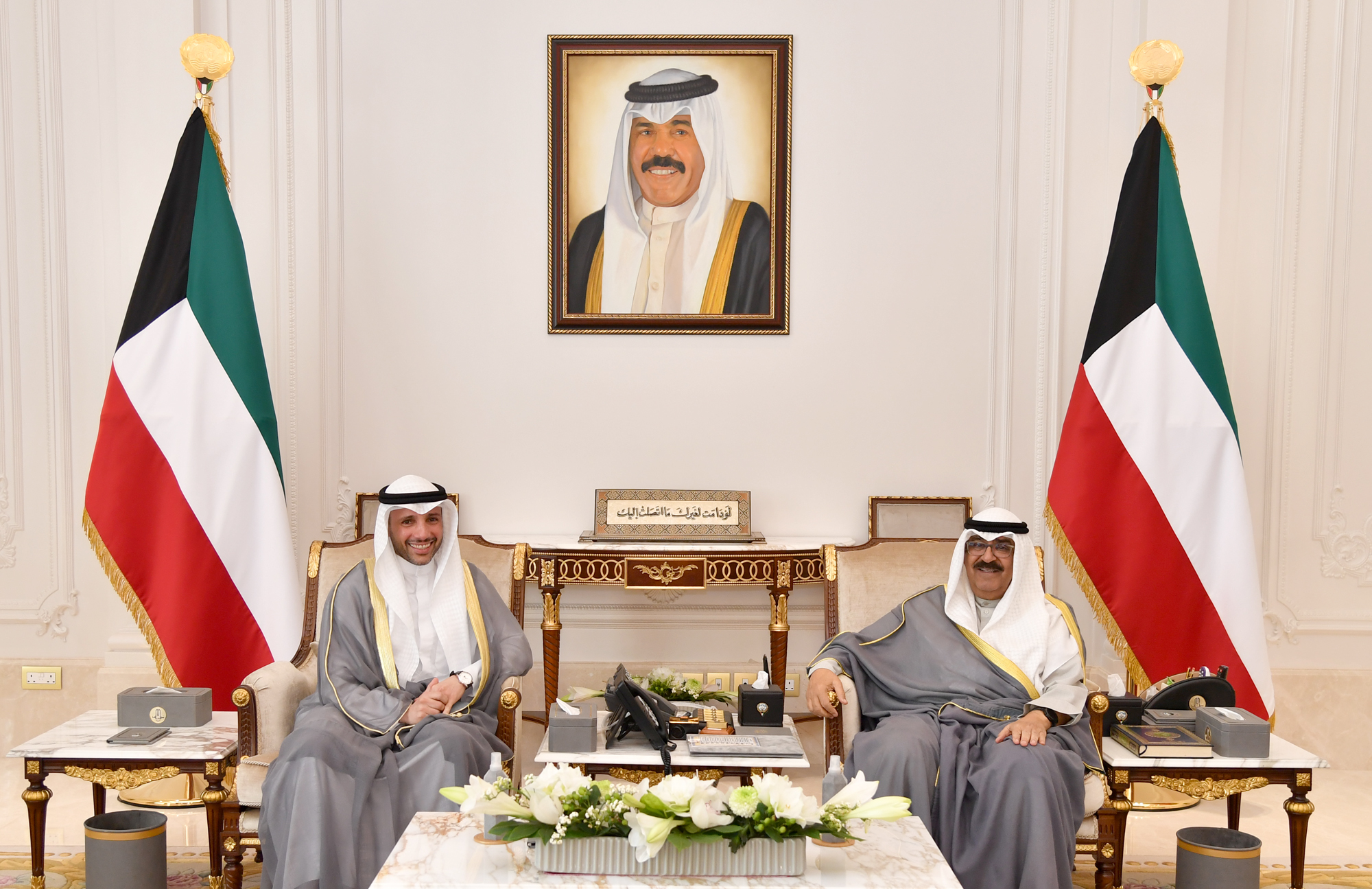 KUNA : Kuwait Crown Prince receives Speaker Al-Ghanim, PM Sabah Al-Khaled