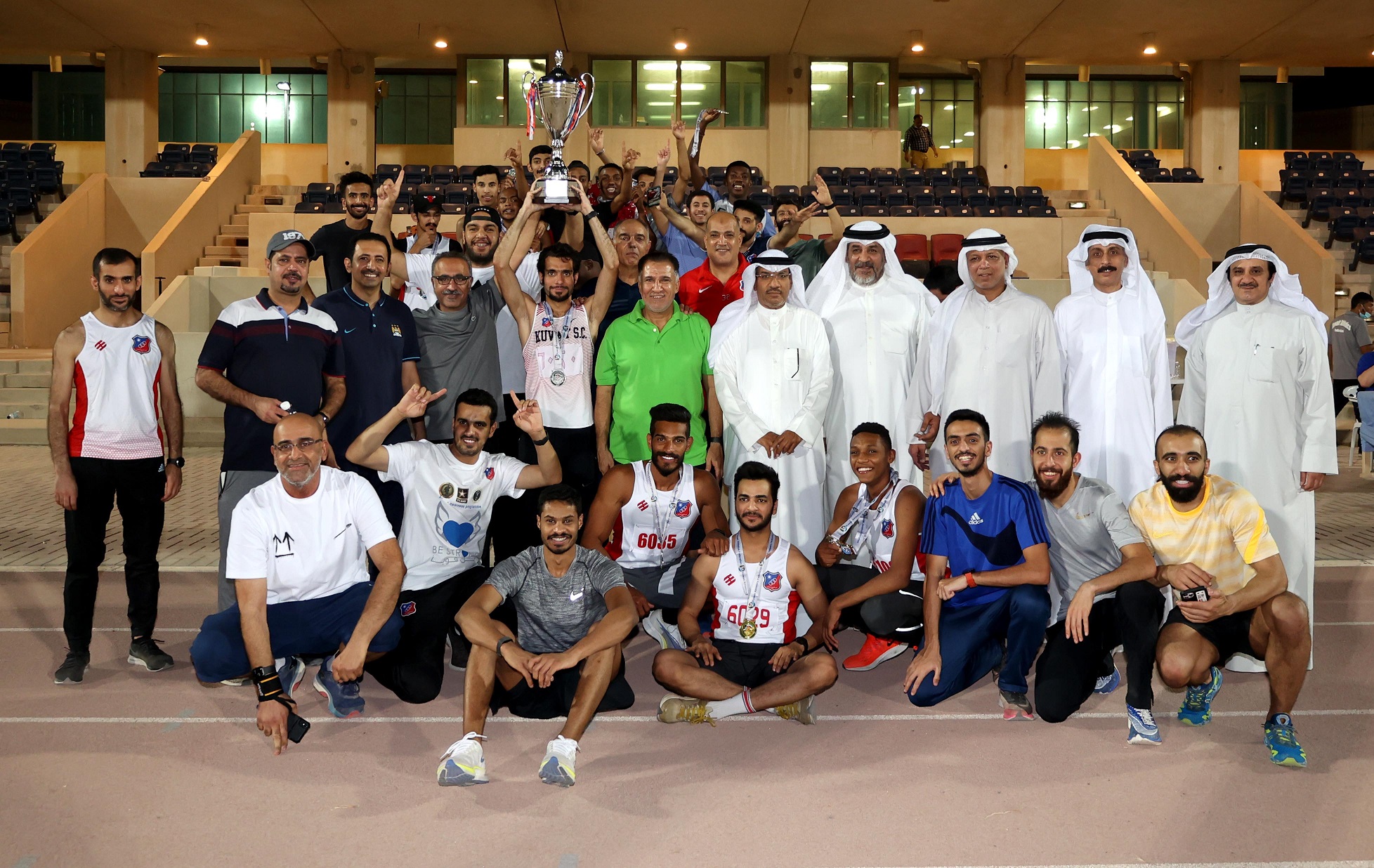 كونا : Kuwait SC champions of 2020-21 Track, Field Season
