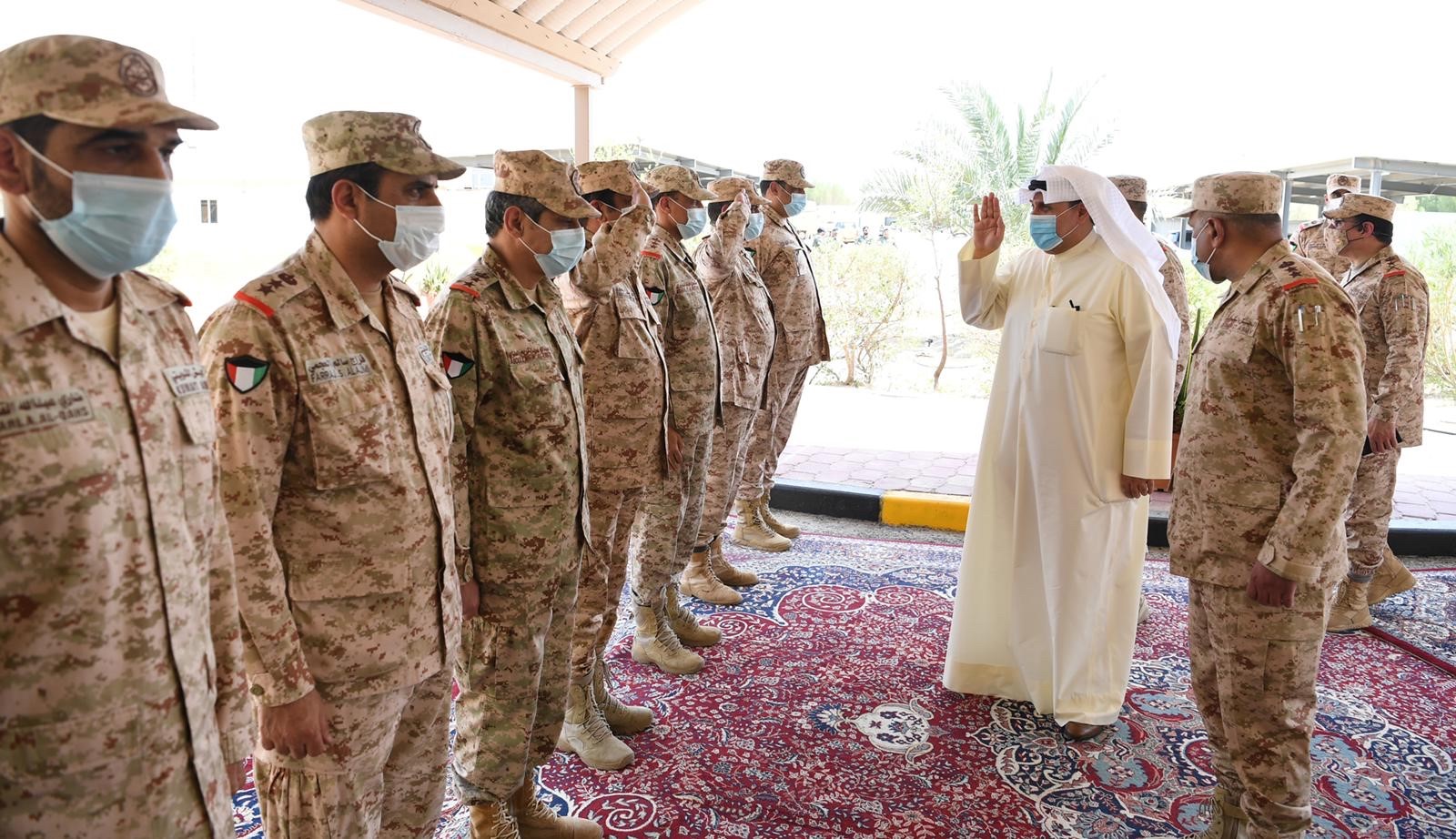 كونا : Defense Min. visits 26 Al-Soor Brigade, N. Kuwait