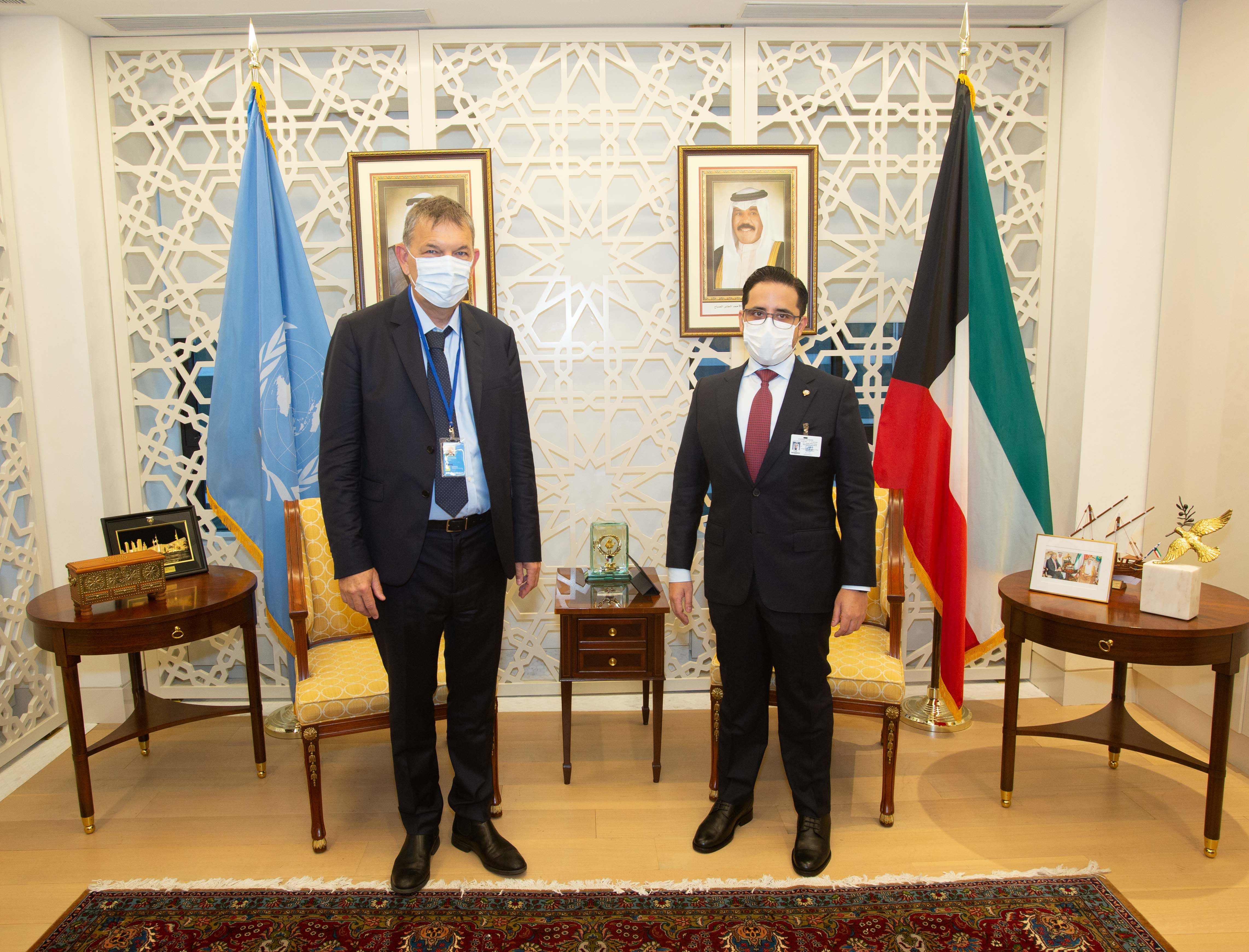 كونا : Kuwait Foreign Minister thanks, hails UNRWA efforts, work