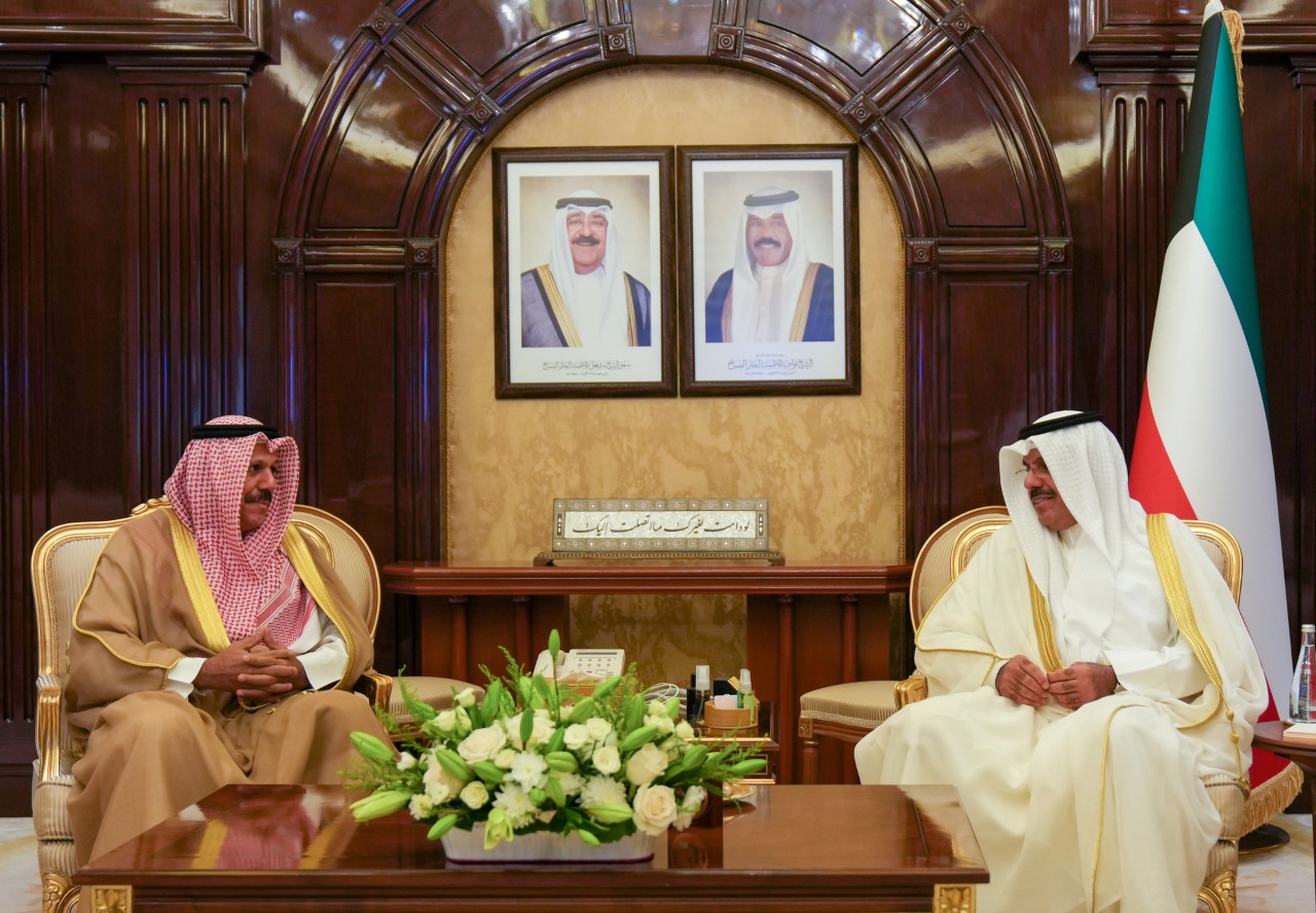 كونا : Kuwait Prime Minister hosts deputy chief of the National Guard