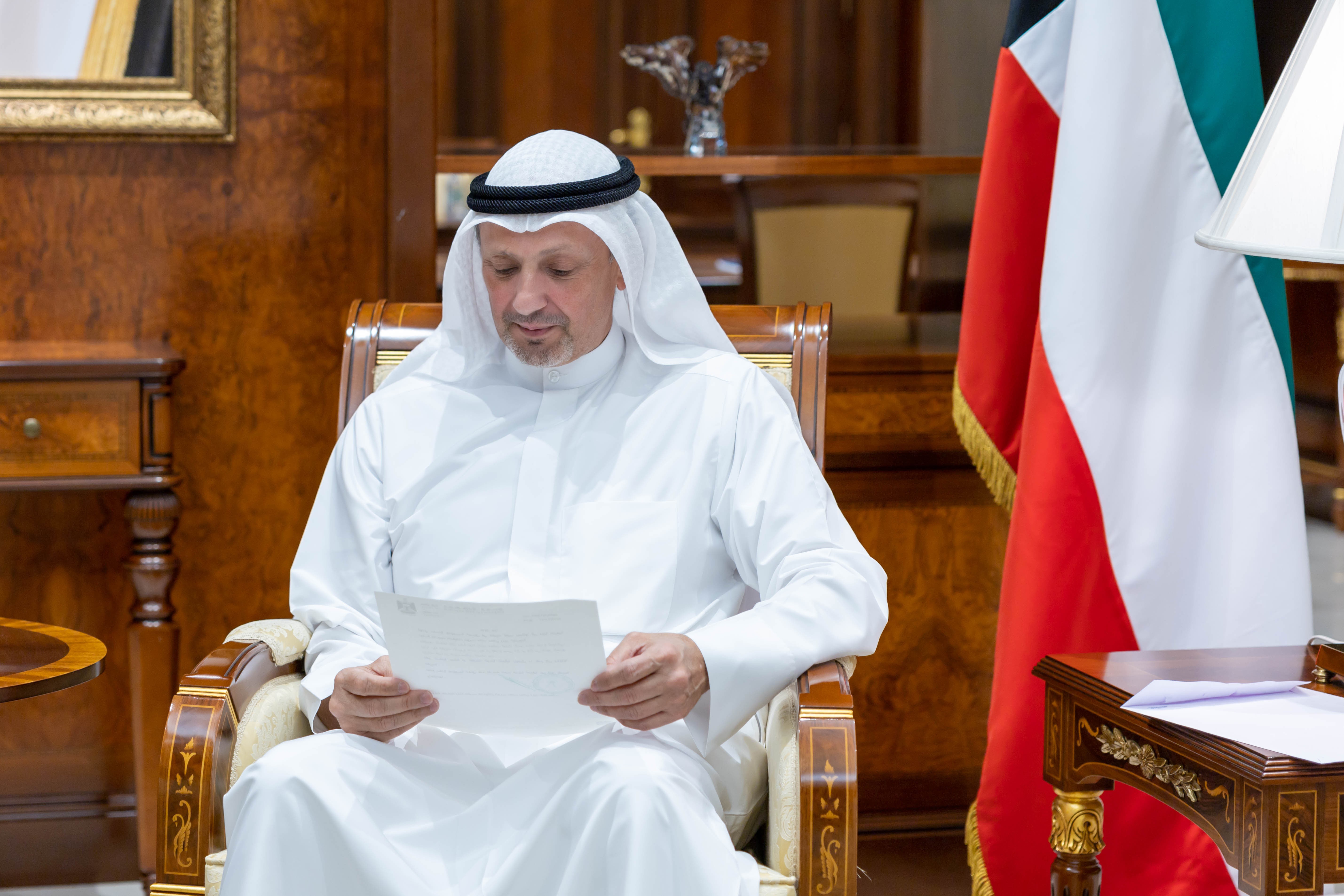 KUNA : Kuwait foreign minister receives message from Iraqi counterpart