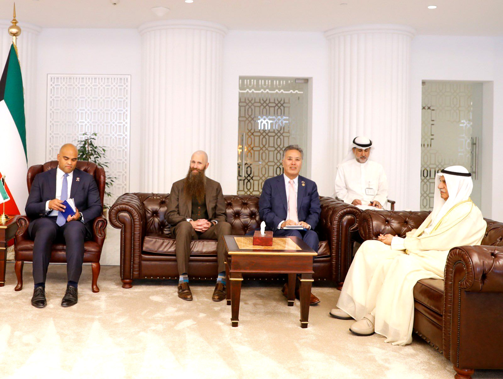 كونا : National Assembly Speaker recieves US officials