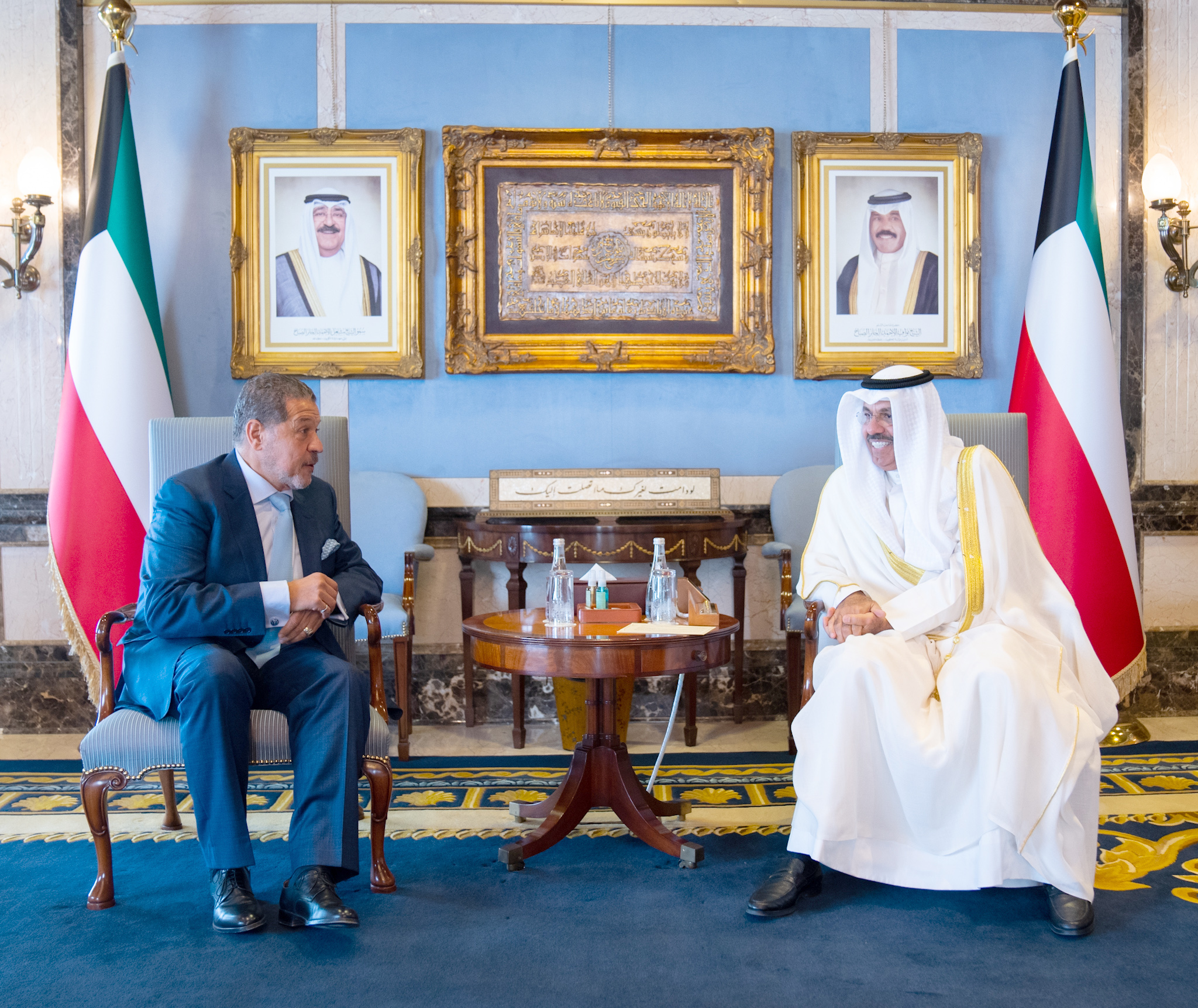كونا : Kuwait PM receives Palestinian Presidential Envoy