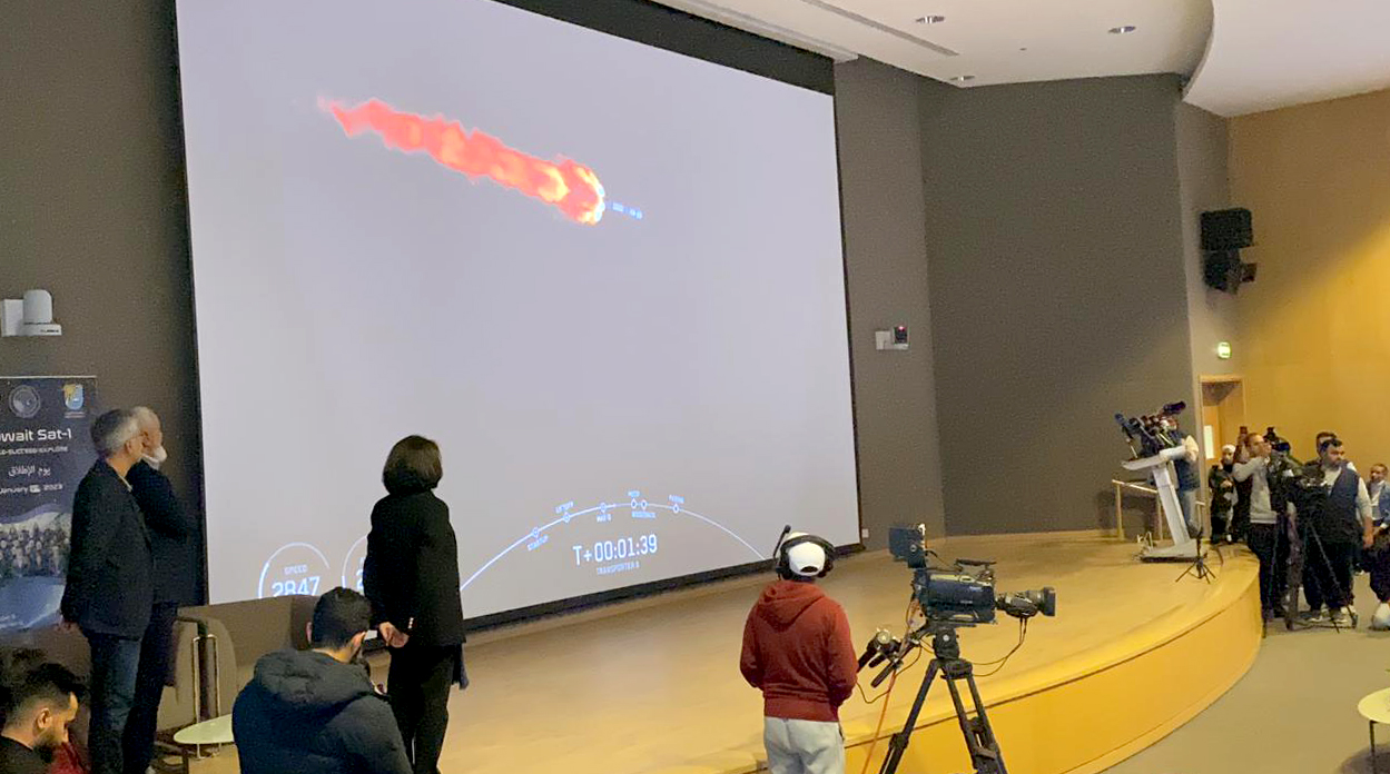 KUNA : Kuwait forays into space with debut satellite launch - Science ...