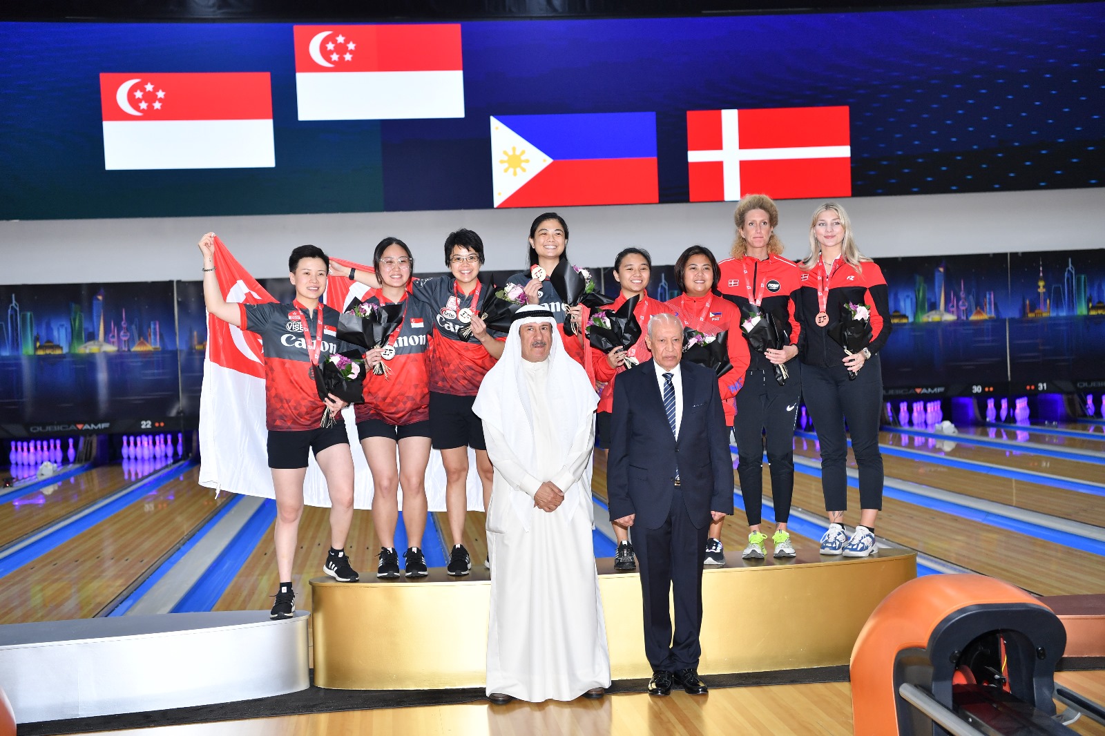 KUNA : S. Korean, Singaporean teams win World Bowling Championship titles