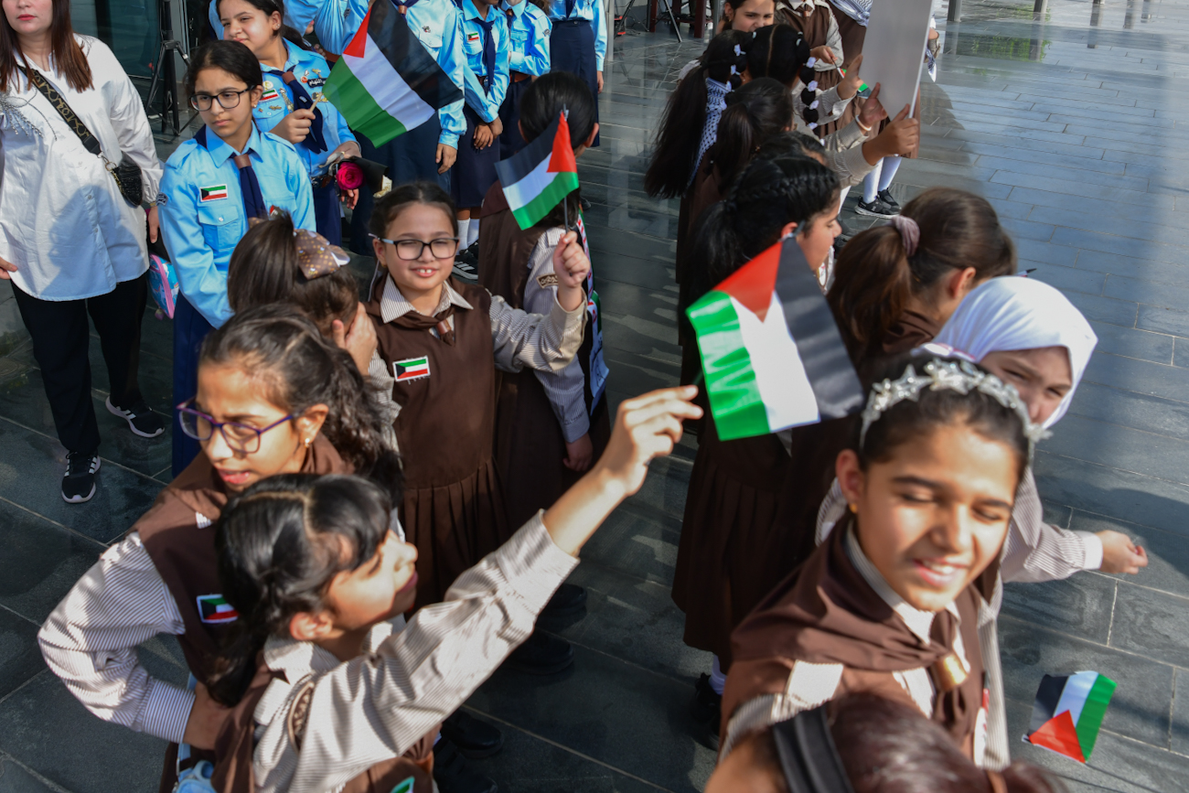 KUNA : Kuwait children show solidarity with Palestinians - Education ...