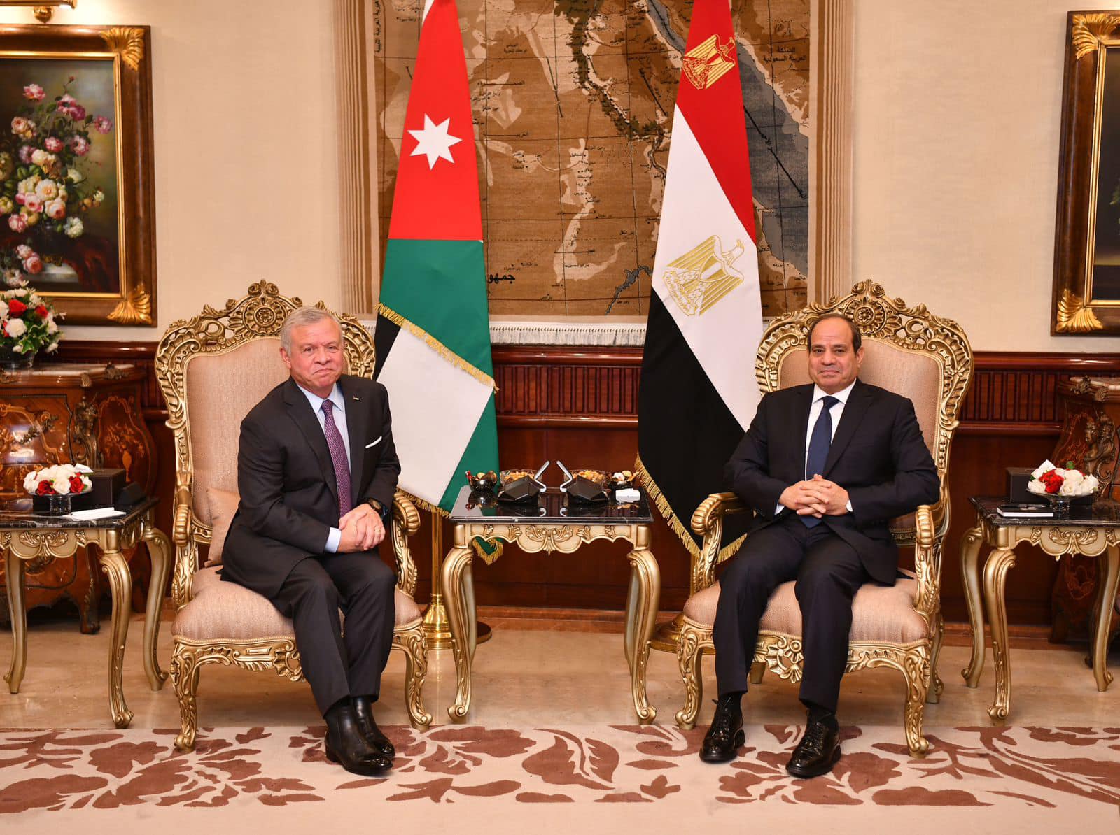كونا : Egypt, Jordan leaders reiterate rejection of displacement of ...