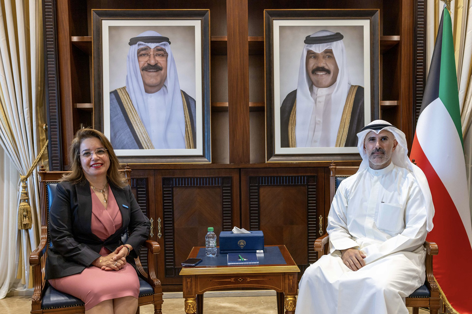 كونا : Kuwait's Deputy FM meets Head of UN-Habitat GCC Office