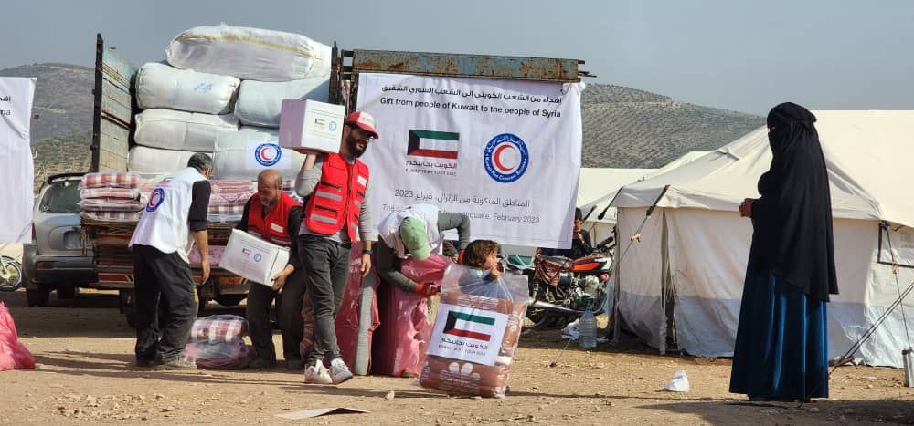 KUNA : Kuwait's KRCS delivers aid to afflicted areas in Syria