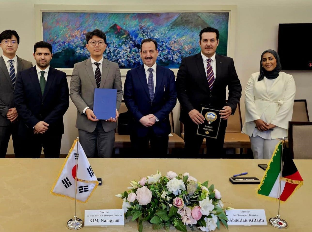 كونا : Kuwait civil aviation, Korean counterpart, signs memo