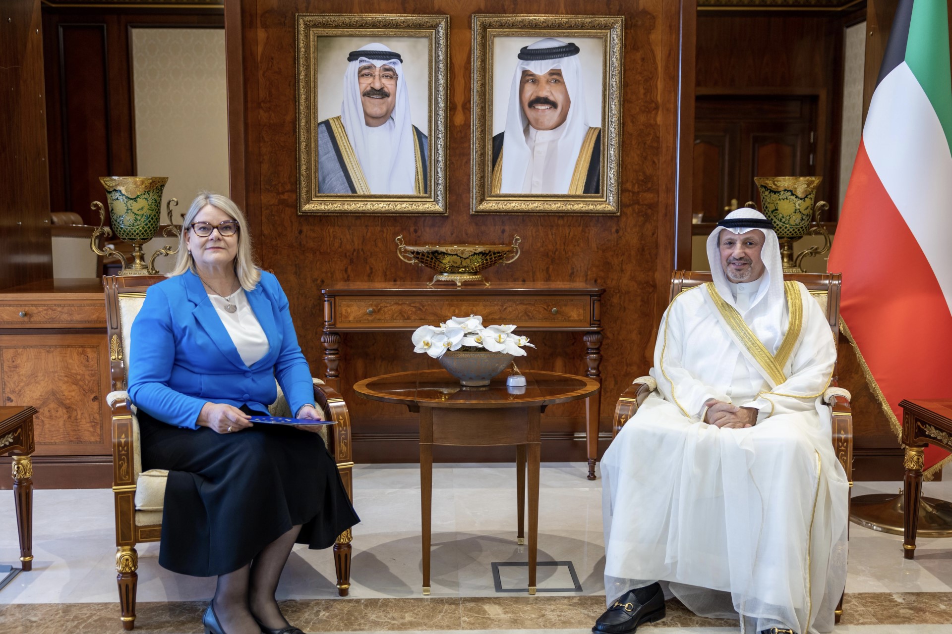 KUNA : Kuwait FM receives credentials of Arab, foreign diplomats