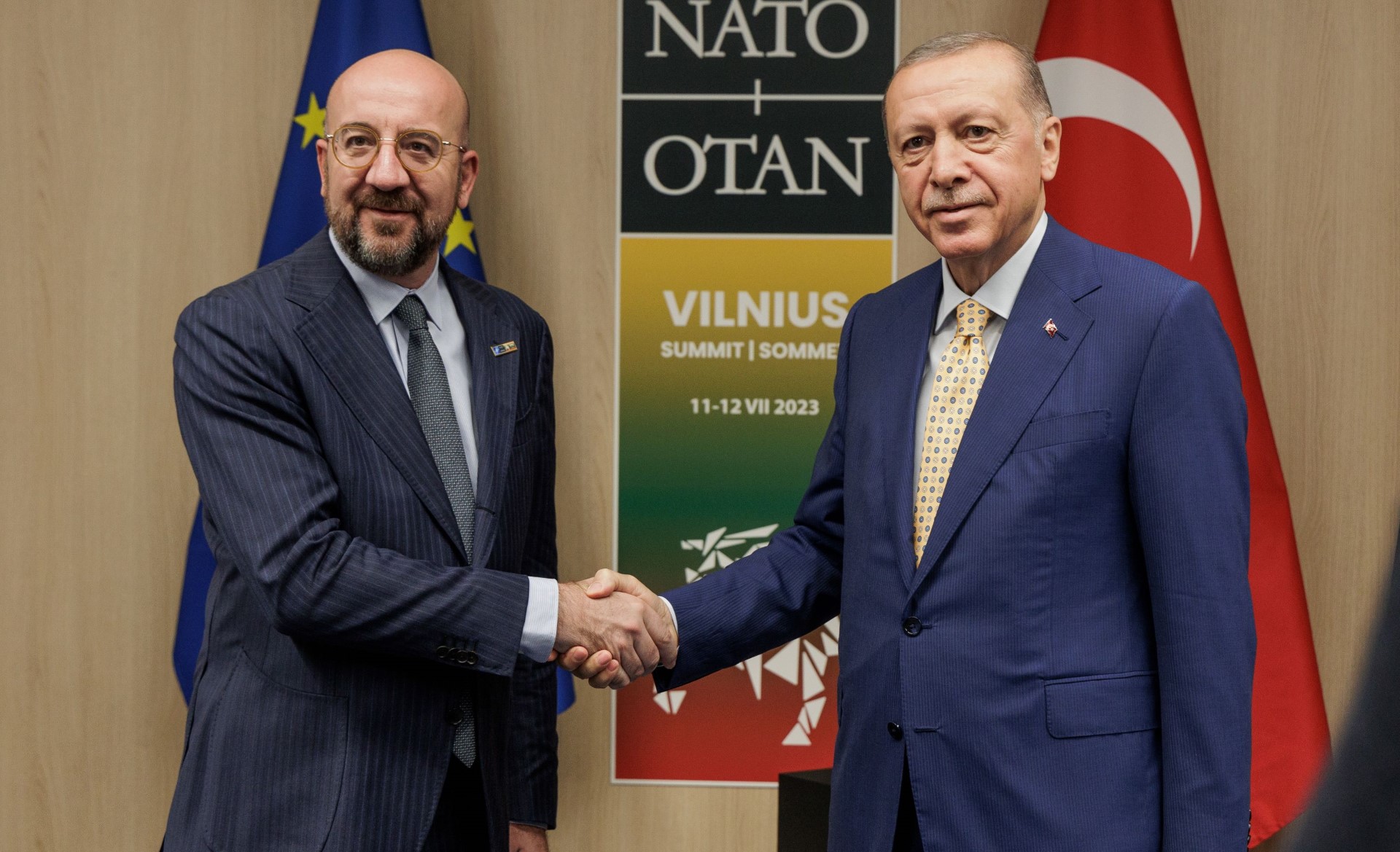 كونا : EU, Turkish presidents discuss Sweden's NATO bid